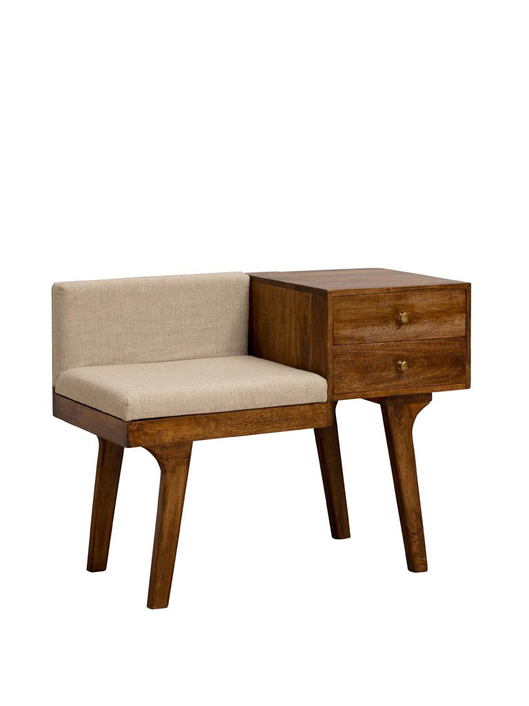 Telephone Bench with 2 Drawers | M. Kelly Interiors – M.Kelly Interiors